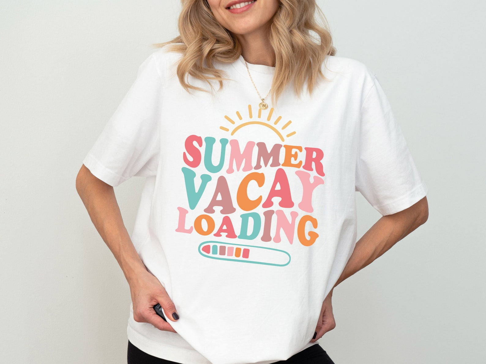 Summer Vacay Loading Shirt, Beach Trip Shirt, Holiday Travel Shirt ...