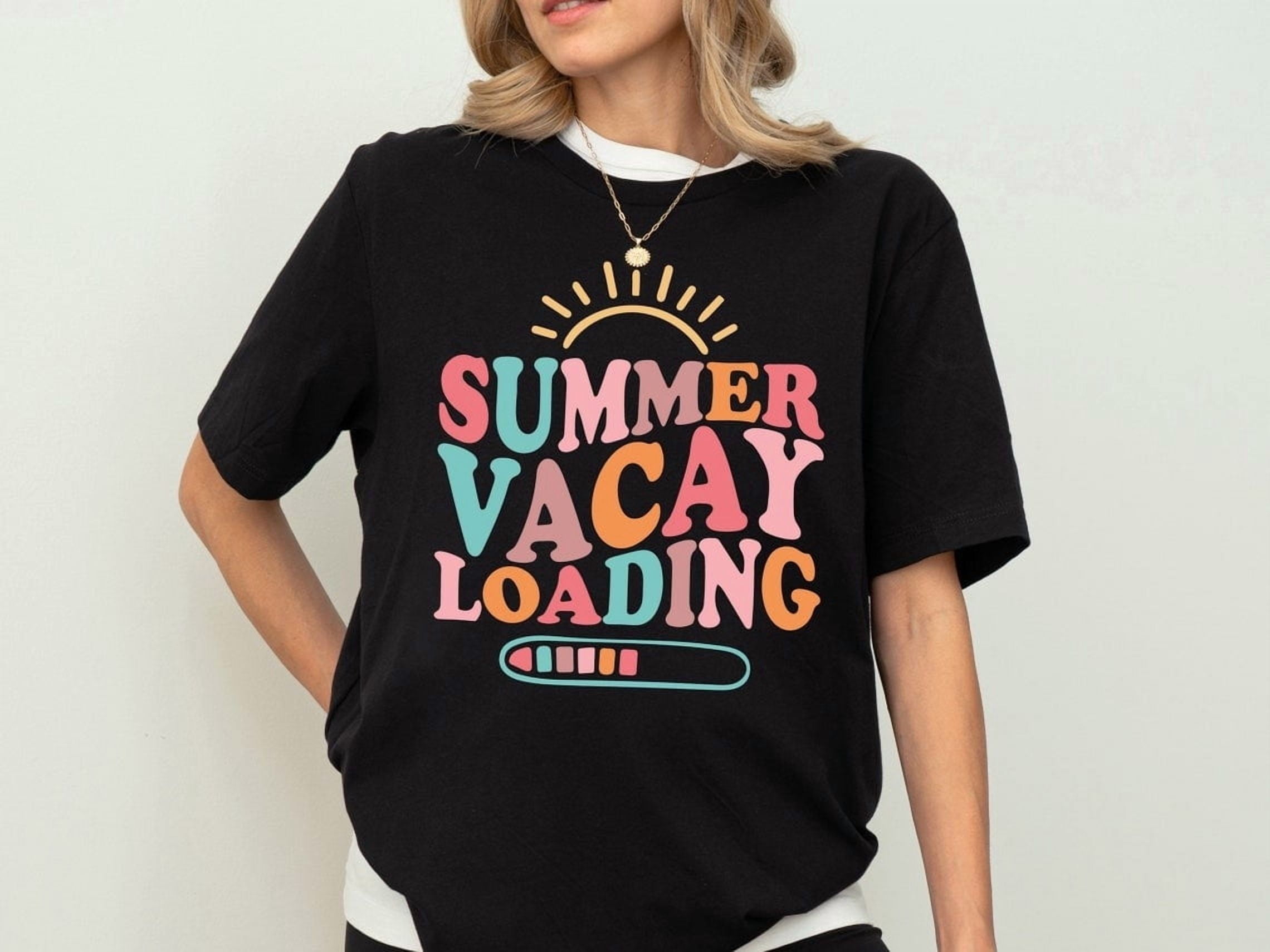 Summer Vacay Loading Shirt, Beach Trip Shirt, Holiday Travel Shirt ...