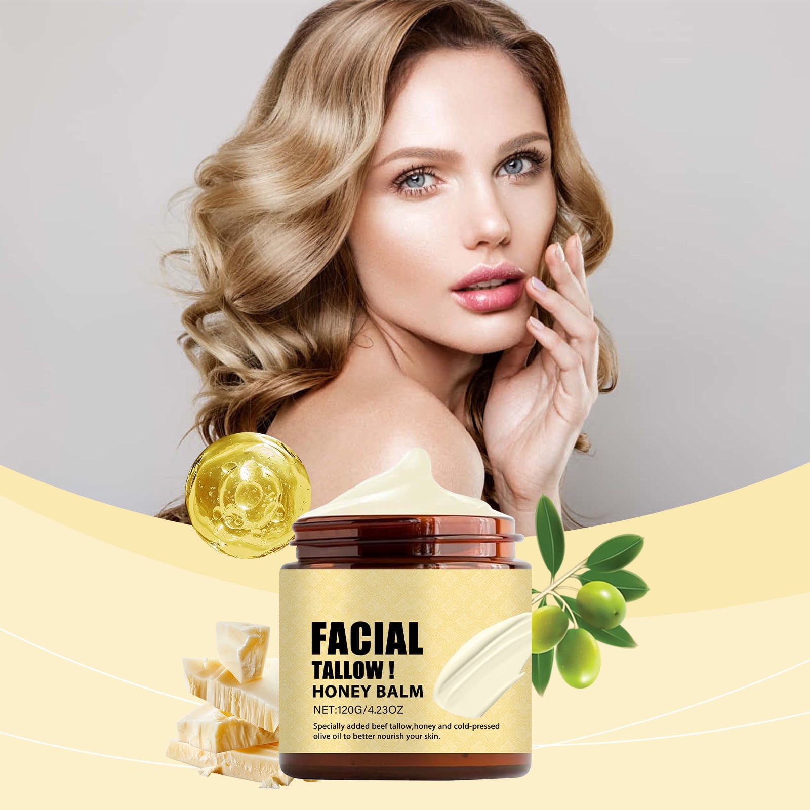 Summer Value, Beef Moisturising Cream, Softening Smoothing, 120g Jar ...