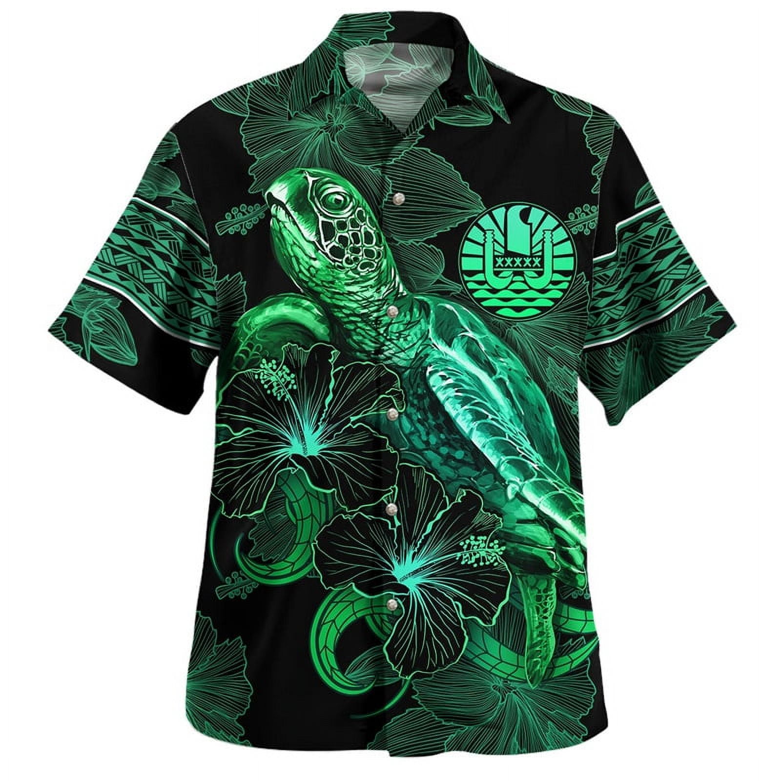 Summer Vintage 3D French Polynesia Flag Emblem Printing Shirts French ...