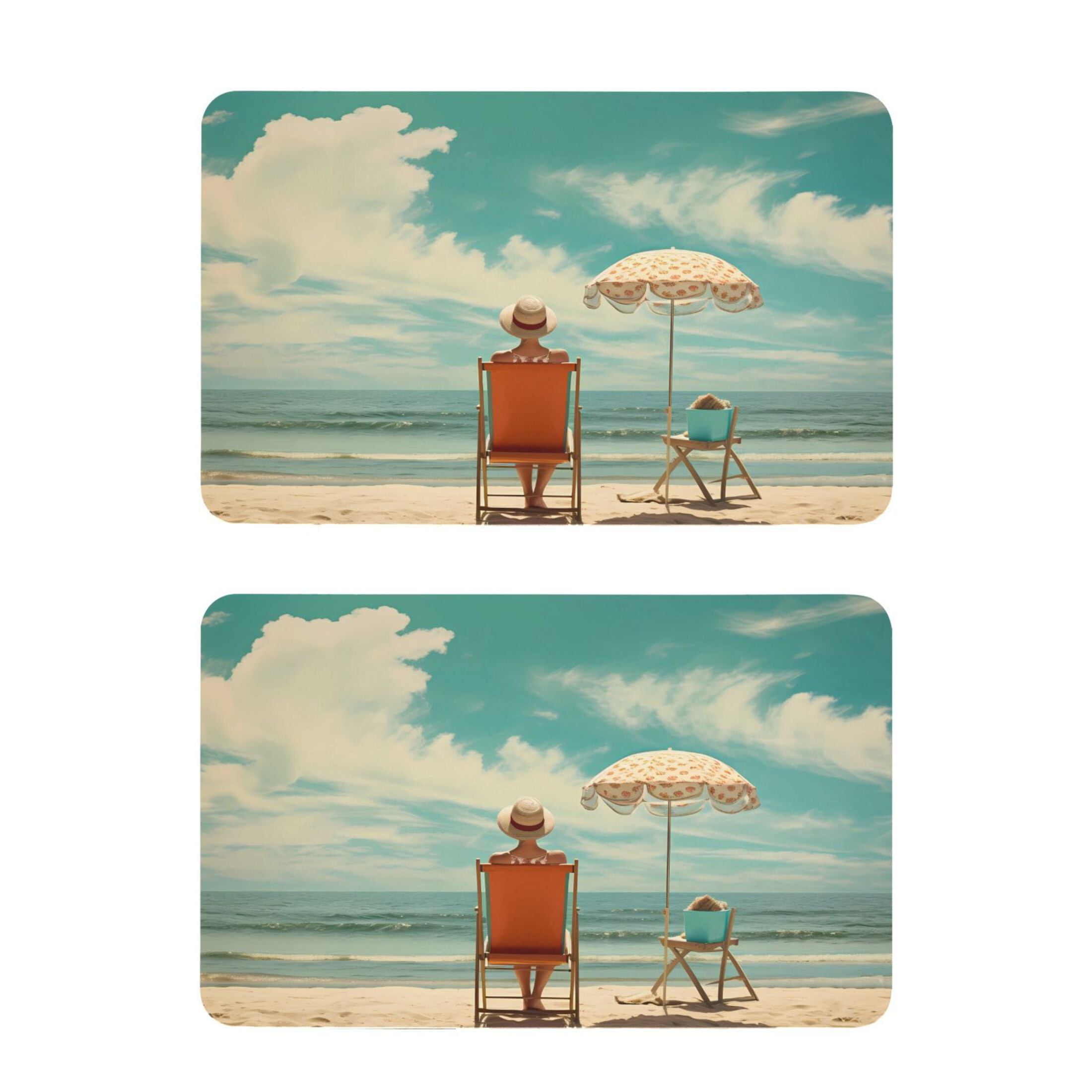 Summer Vocation Beach Fridge Magnets Sticker Refrigerator Magnetic ...