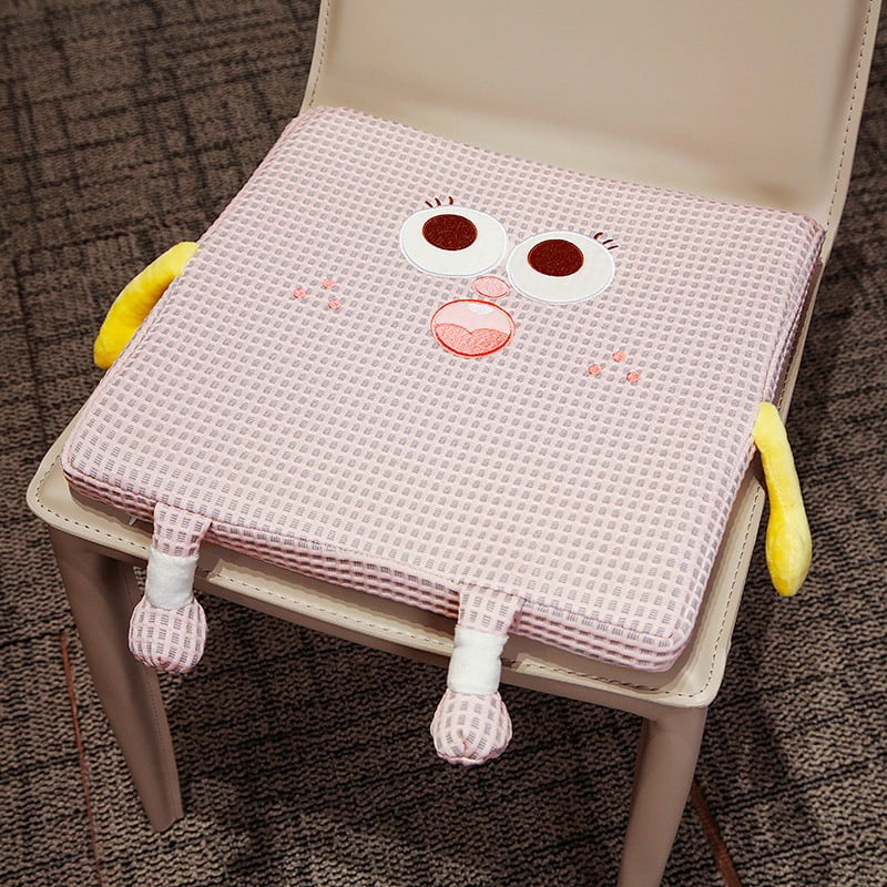 Summer Waffle Memory Cotton Cushion Office Long Sitting Chair Cushion ...