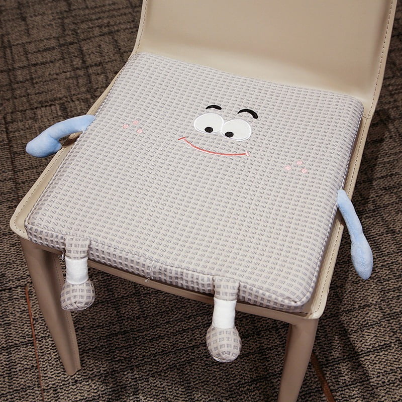 Summer Waffle Memory Cotton Cushion Office Long Sitting Chair Cushion ...