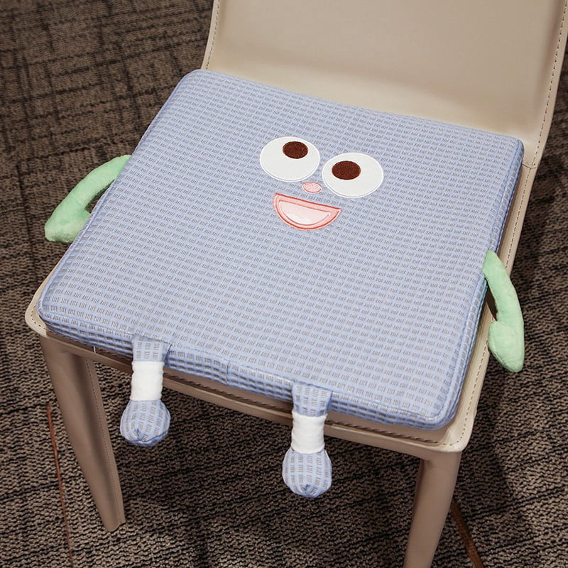 Summer Waffle Memory Cotton Cushion Office Long Sitting Chair Cushion ...