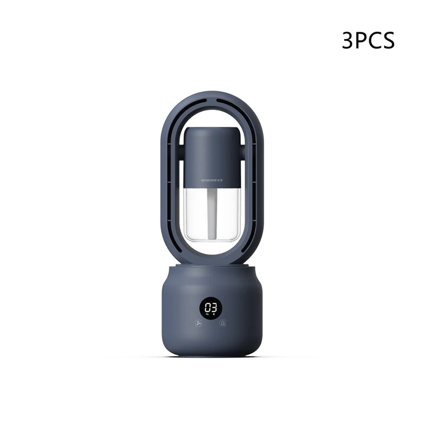 Summer Water Cooled Spray Mist Electric Fan USB Rechargeable Portable ...