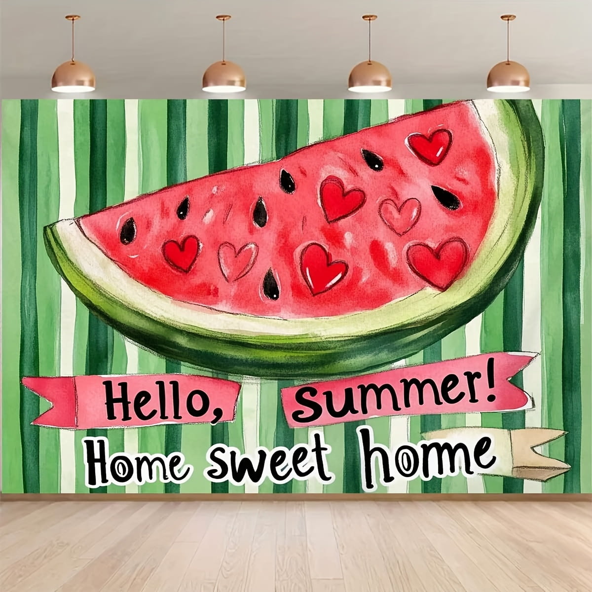 Summer Watermelon Backdrop Hello Summer! Home Sweet Home Photography ...