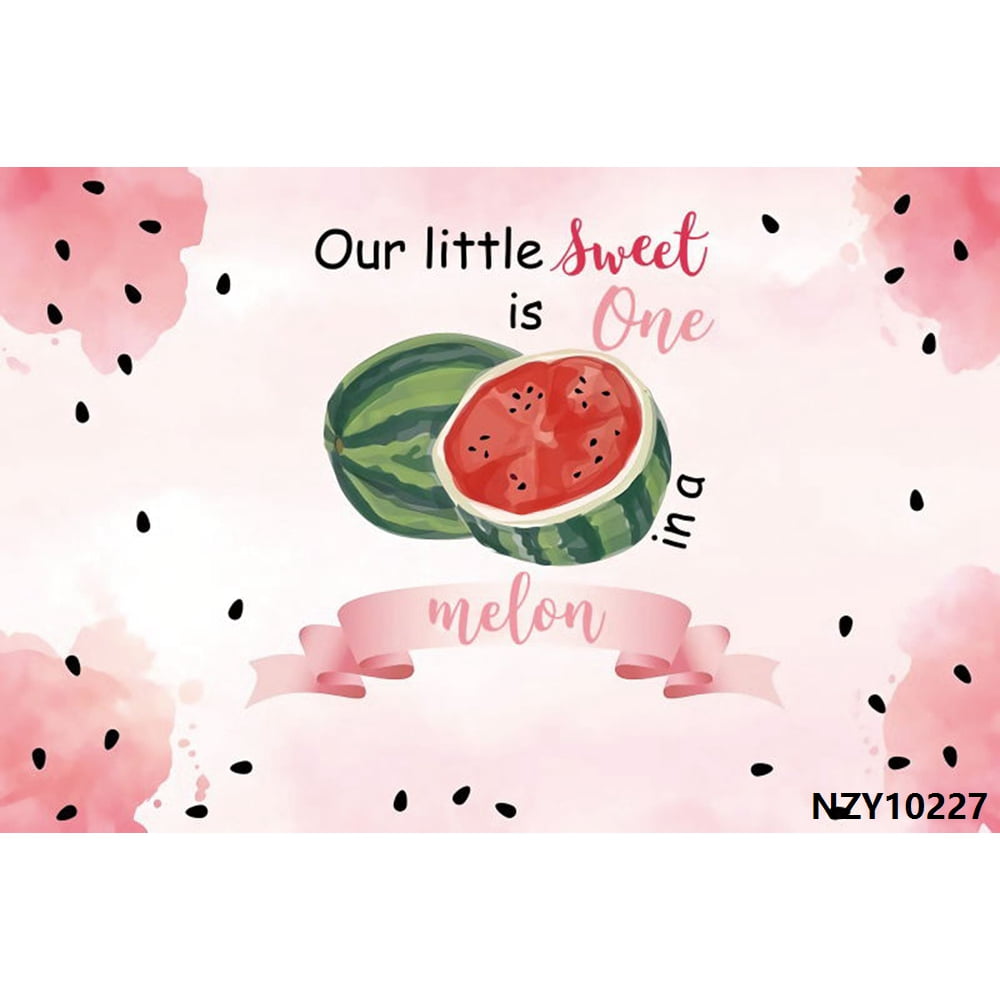 Summer Watermelon Forest Balloon Newborn Baby Portrait Backdrop Vinyl ...
