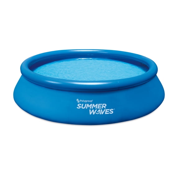 Summer Waves 12 ft Quick Set Ring Pool with Easy Filter Pump Included ...