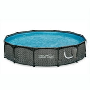 Intex Ultra Frame 26' x 52" Round Above Ground Outdoor Swimming Pool ...