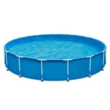Summer Waves 15ft Round Active Frame Above Ground Pool with Metal ...