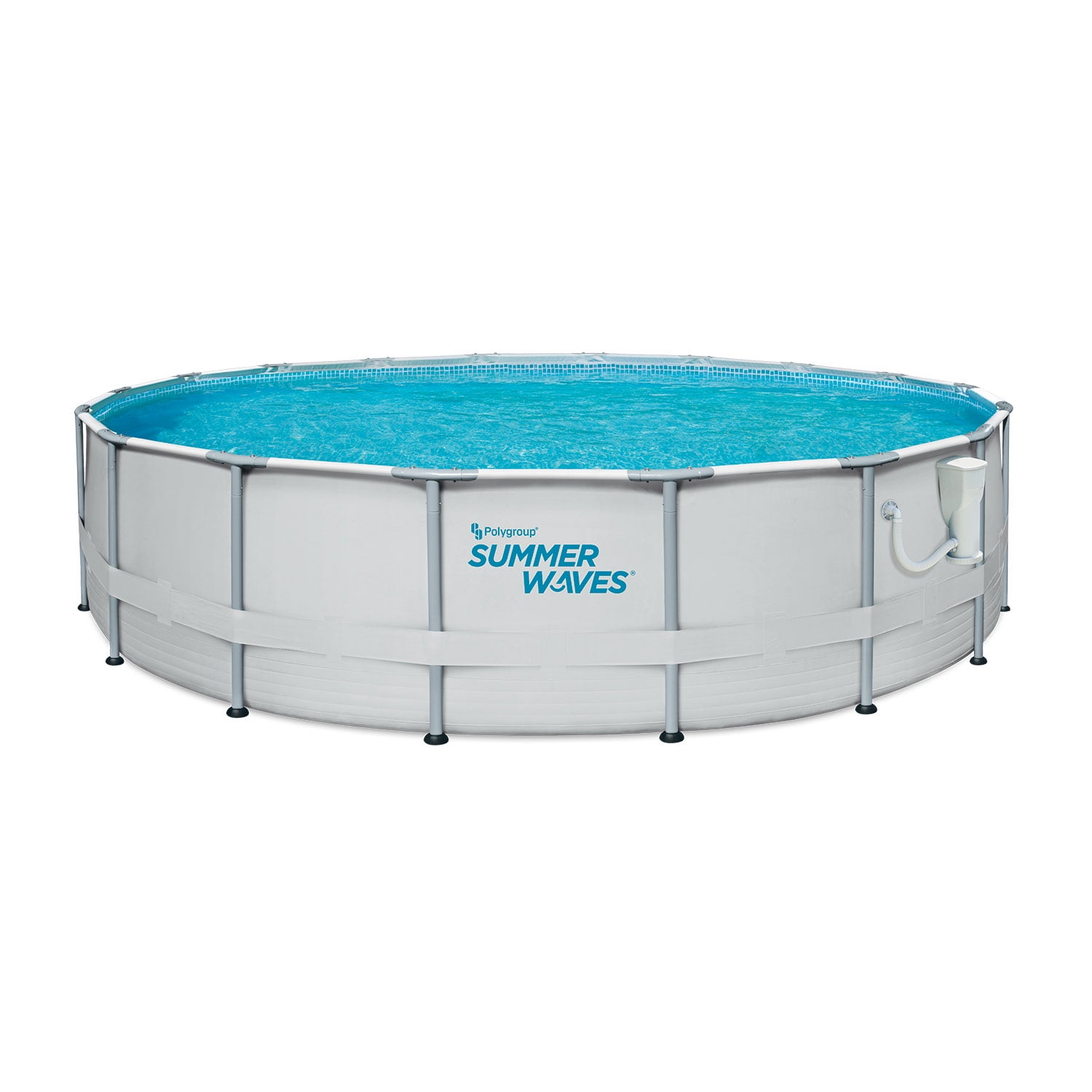 Summer Waves 14-ft Elite Frame Above Ground Pool with Premium Filter ...