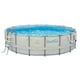 Summer Waves Elite 15-ft Round 48-in Deep Metal Frame Swimming Pool ...
