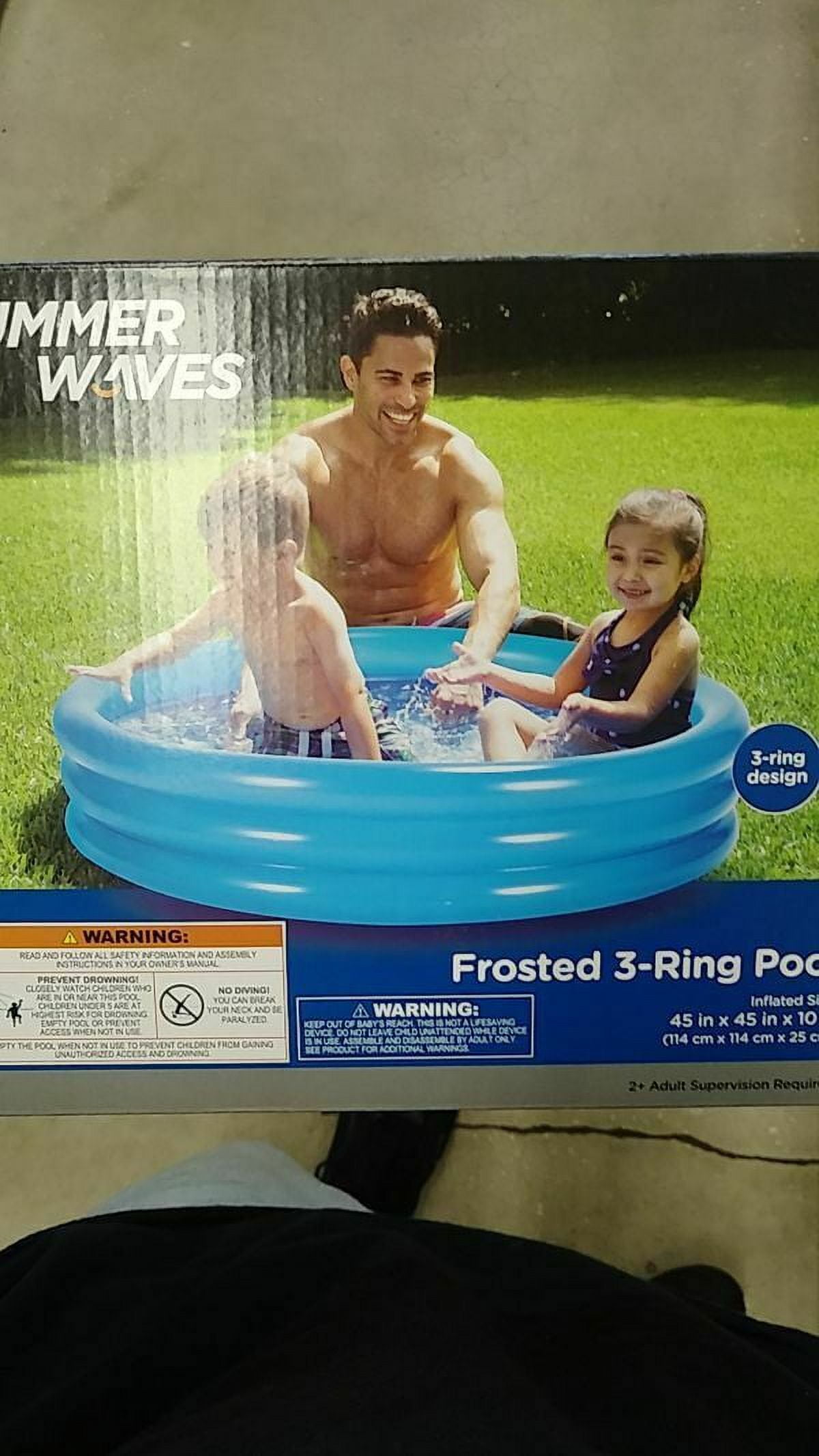 Summer Waves Kiddie Pool Round 10” 10” Swimming Pools - Walmart.com