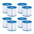 Summer Waves Replacement Type D Pool and Spa Filter Cartridge (8 Pack ...