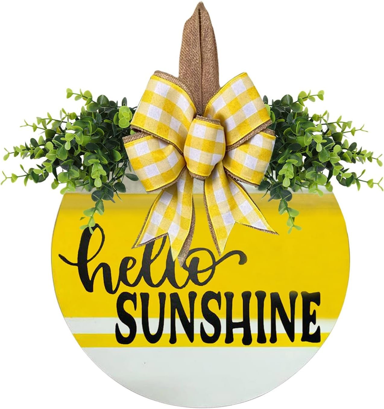 Summer Welcome Sign for Front Door Home Decor, Wooden Hanging Welcome ...