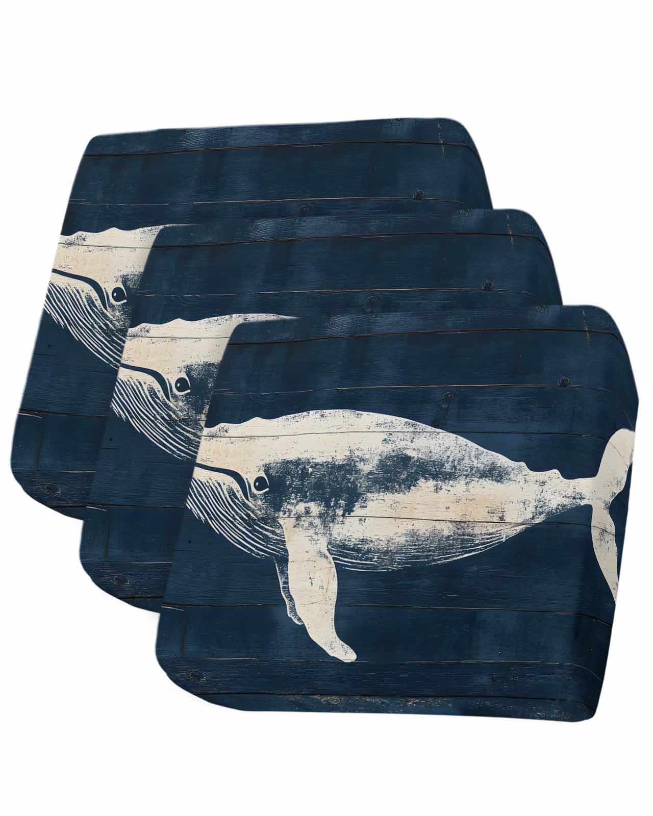 Summer Whale Blue Sofa Couch Cushion Covers Washable, Removable ...