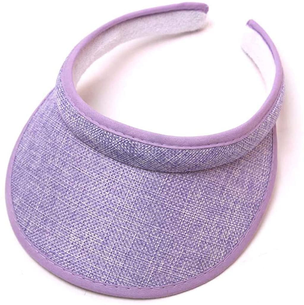 Summer Wide Brim Sun Hats Womens Visors Hats Sun UV Protection SPF 50 ...