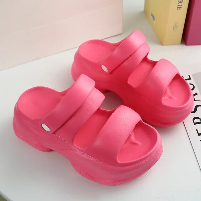 Summer Women‘s Sandals 2024 New EVA Thick Sole Elevated Women‘s ...