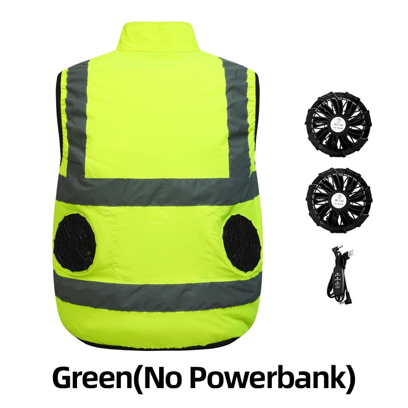Summer Worker Cooling Vest Men Fan Vest Air Conditioning Clothes ...