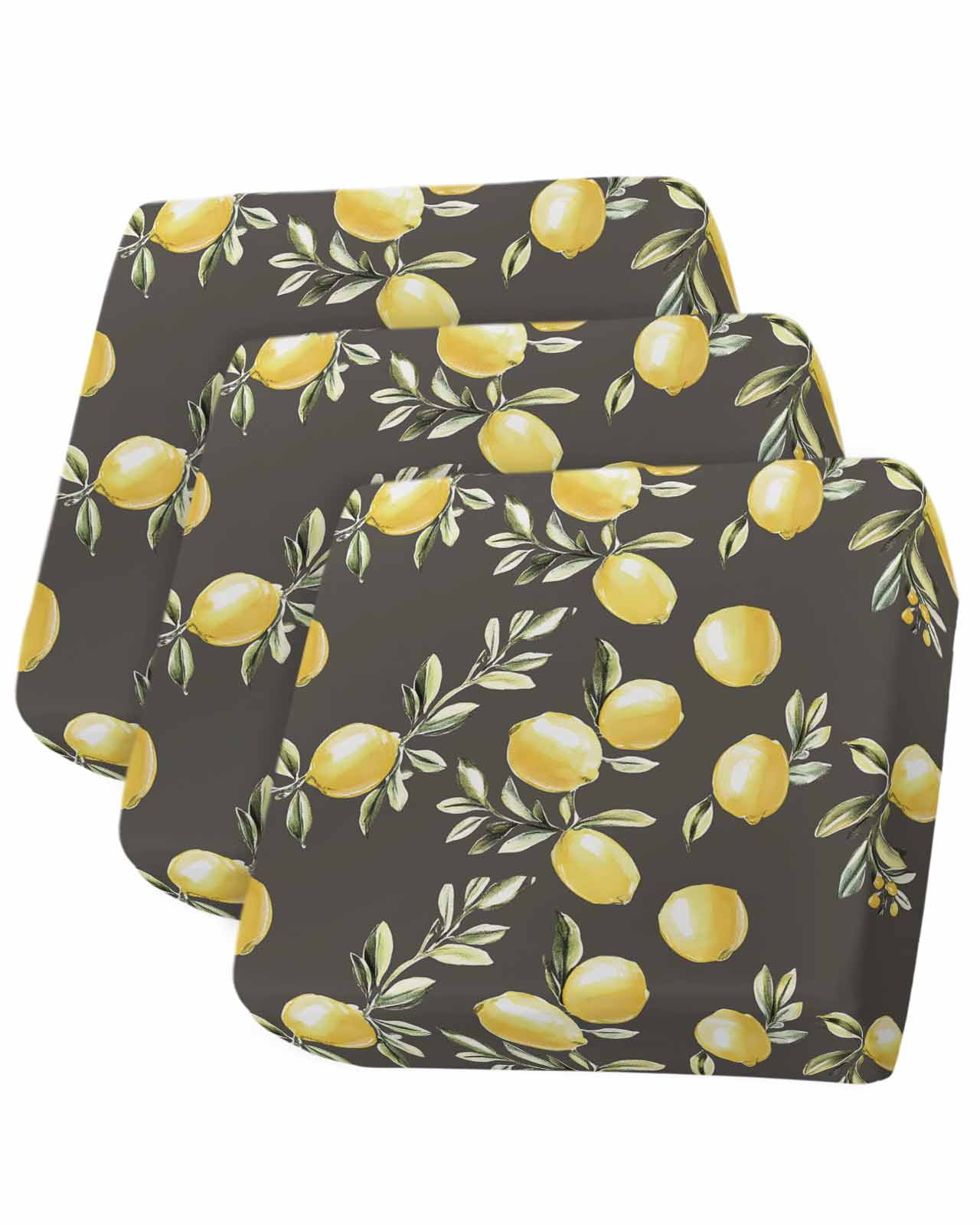 Summer Yellow Lemon Sofa Couch Cushion Covers Washable, Removable ...