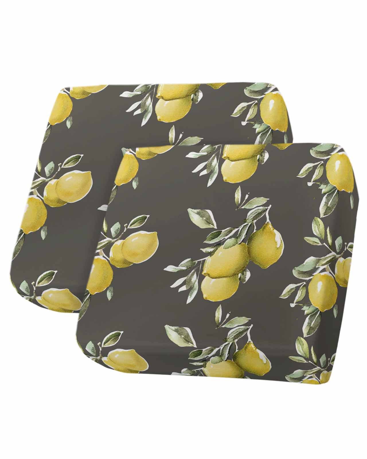 Summer Yellow Lemon Sofa Couch Cushion Covers Washable, Removable ...