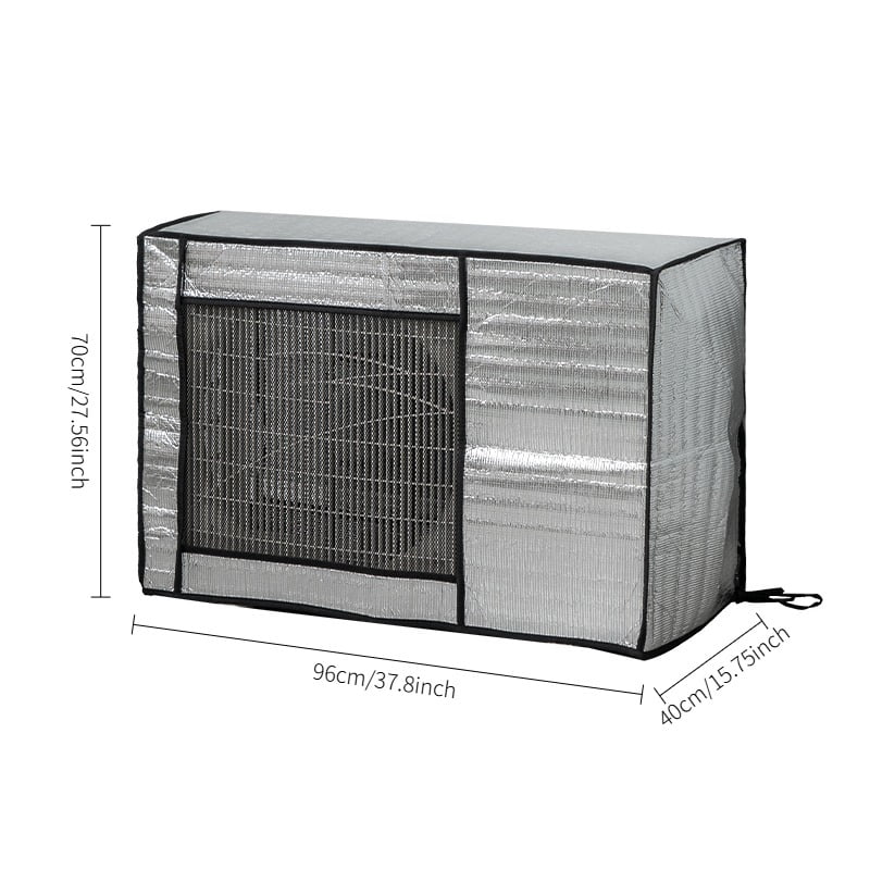 Summer aluminum foil air conditioner outdoor unit cover for sun ...