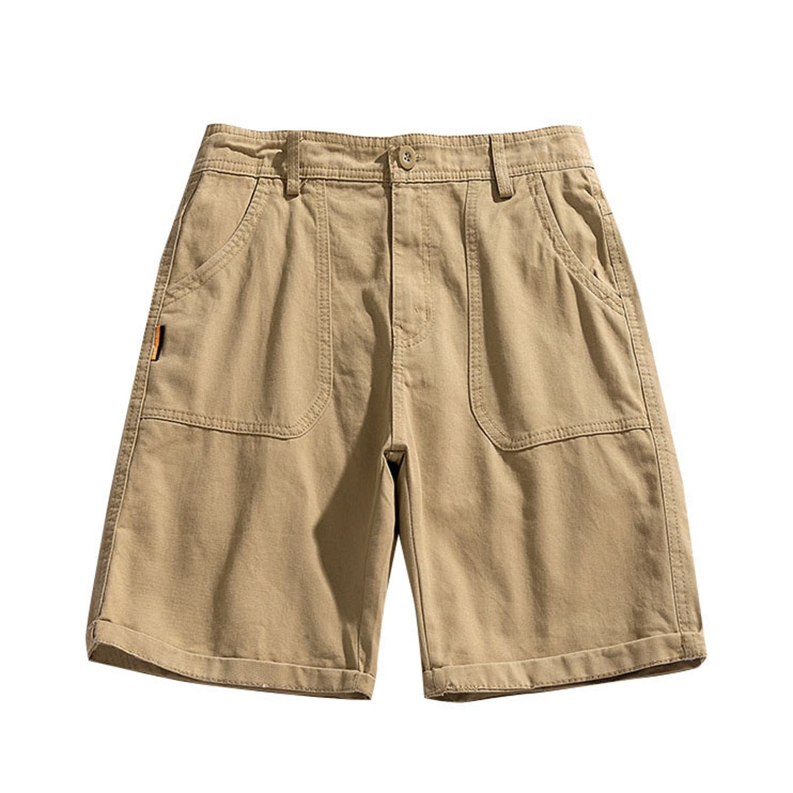 Summer men's casual thin section of the Japanese simple versatile solid ...