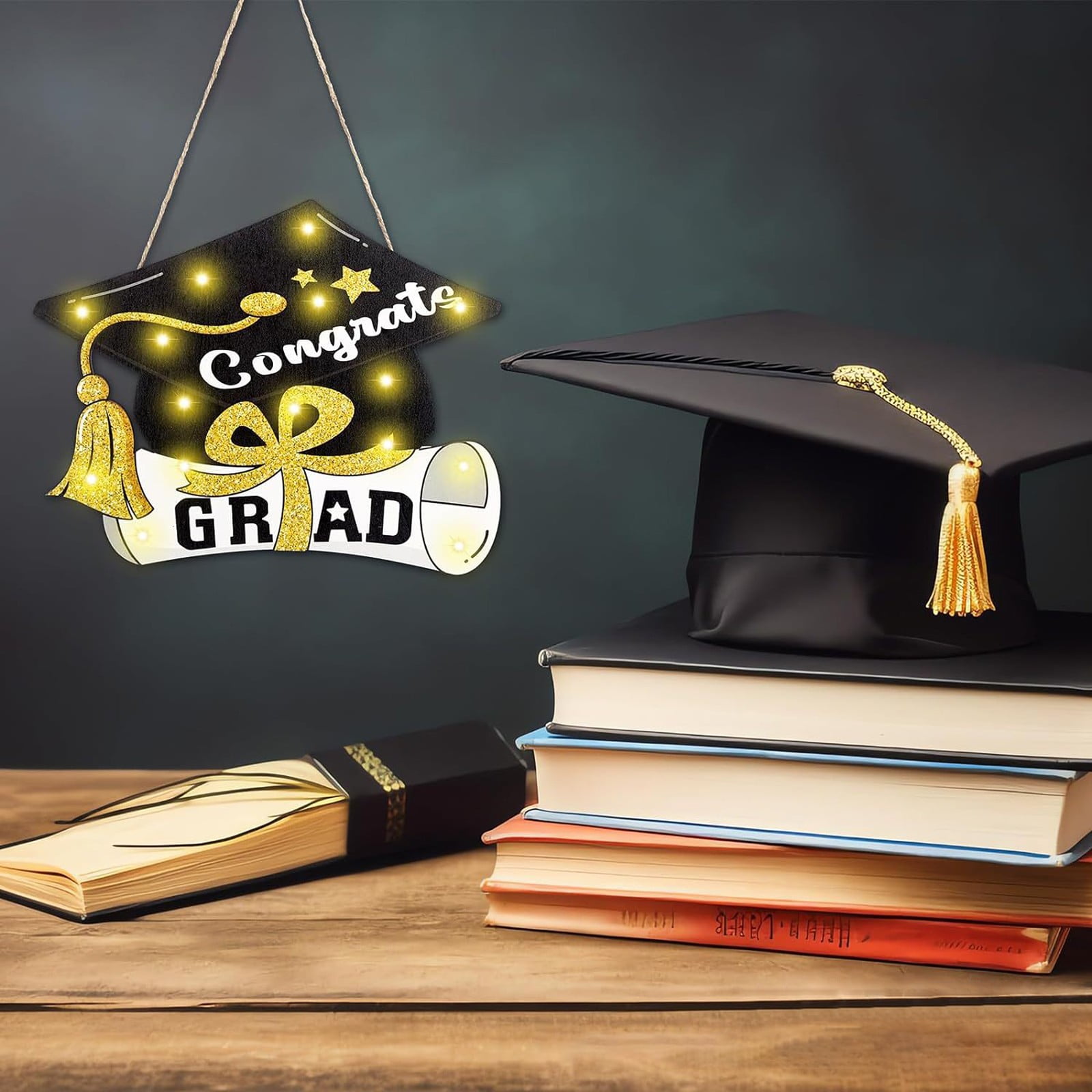 Summer promotion! Graduation Party Decorations Graduation Wooden Wall ...