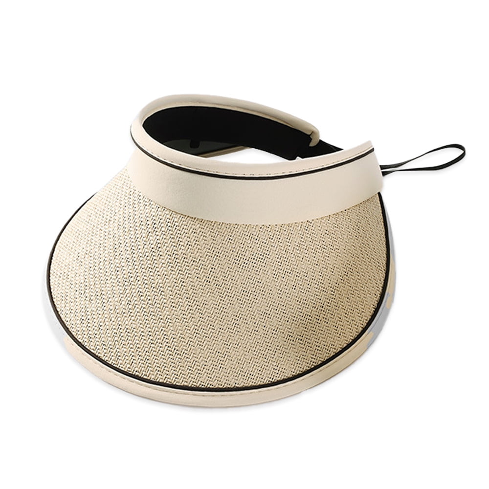 Summer raffia straw hat ladies outdoor sunshade big brim sunscreen hat ...