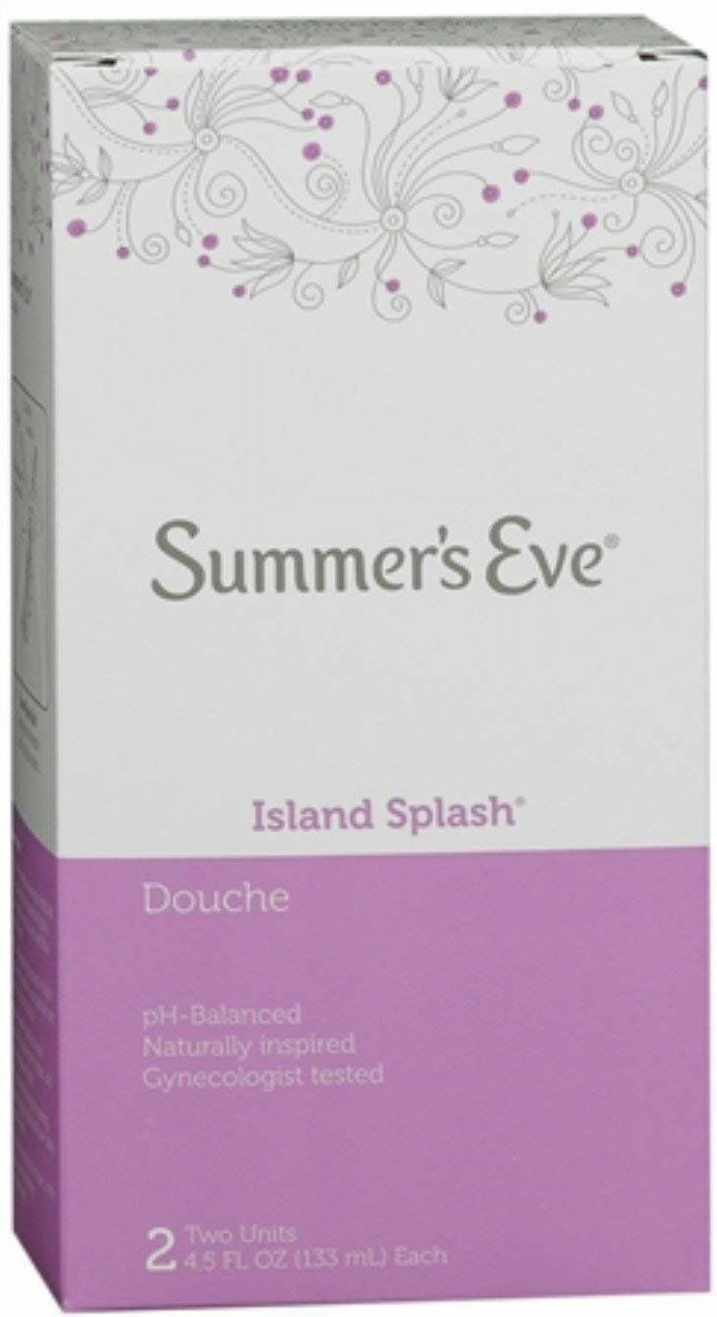 5 Pack - Summer's Eve Douche, Vaginal Douche for Women, Island Splash ...