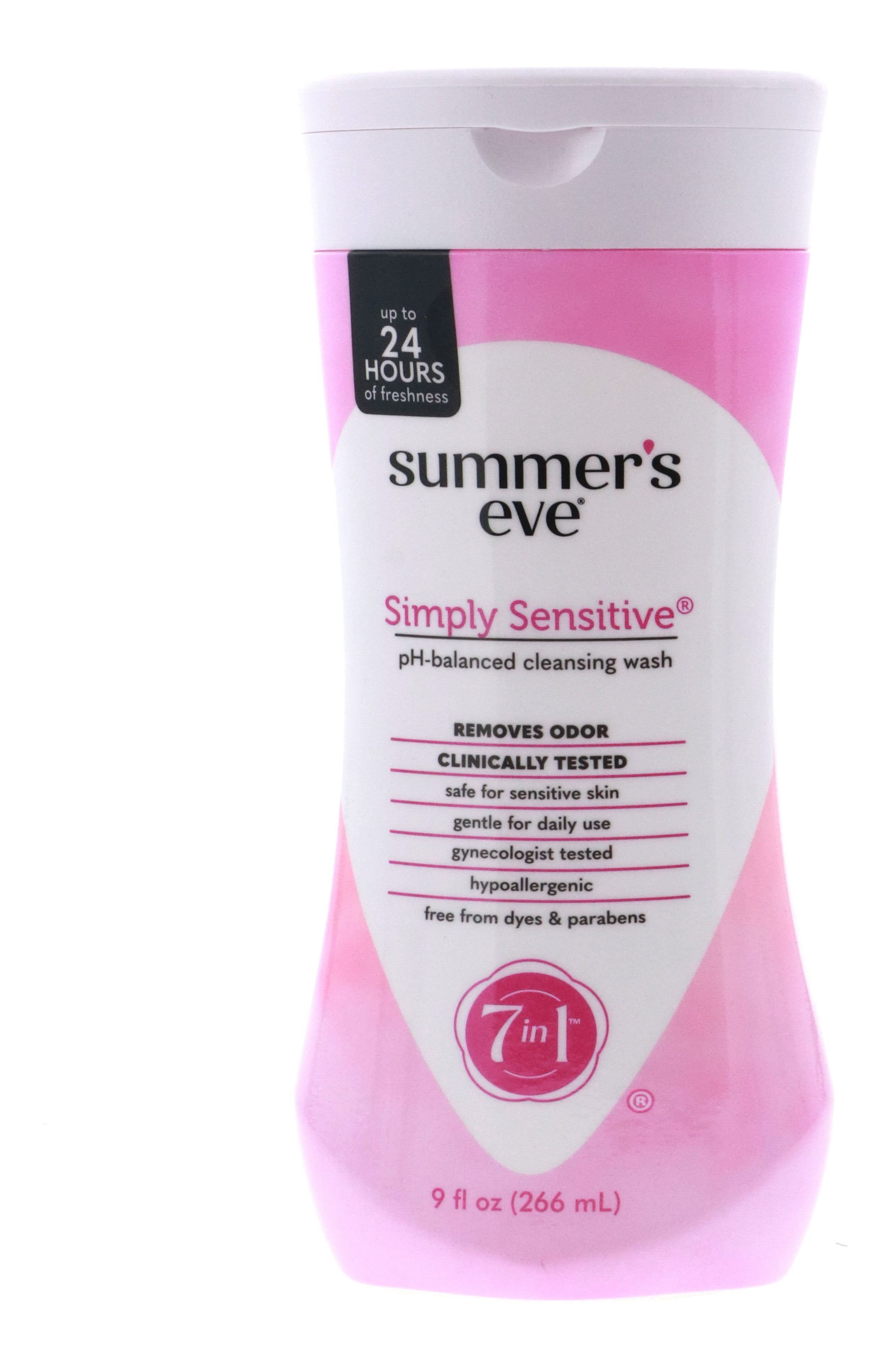 Summer's Eve Simply Sensitive Cleansing Wash for Sensitive Skin, 9 oz 3 ...