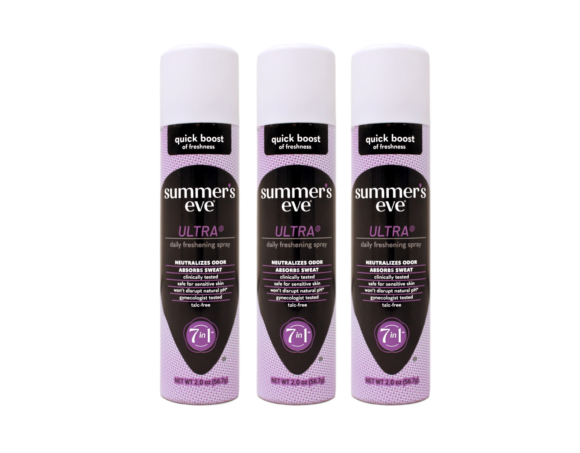 Summer's Eve Ultra Daily Freshening Feminine Spray, 7 in 1, Safe for ...