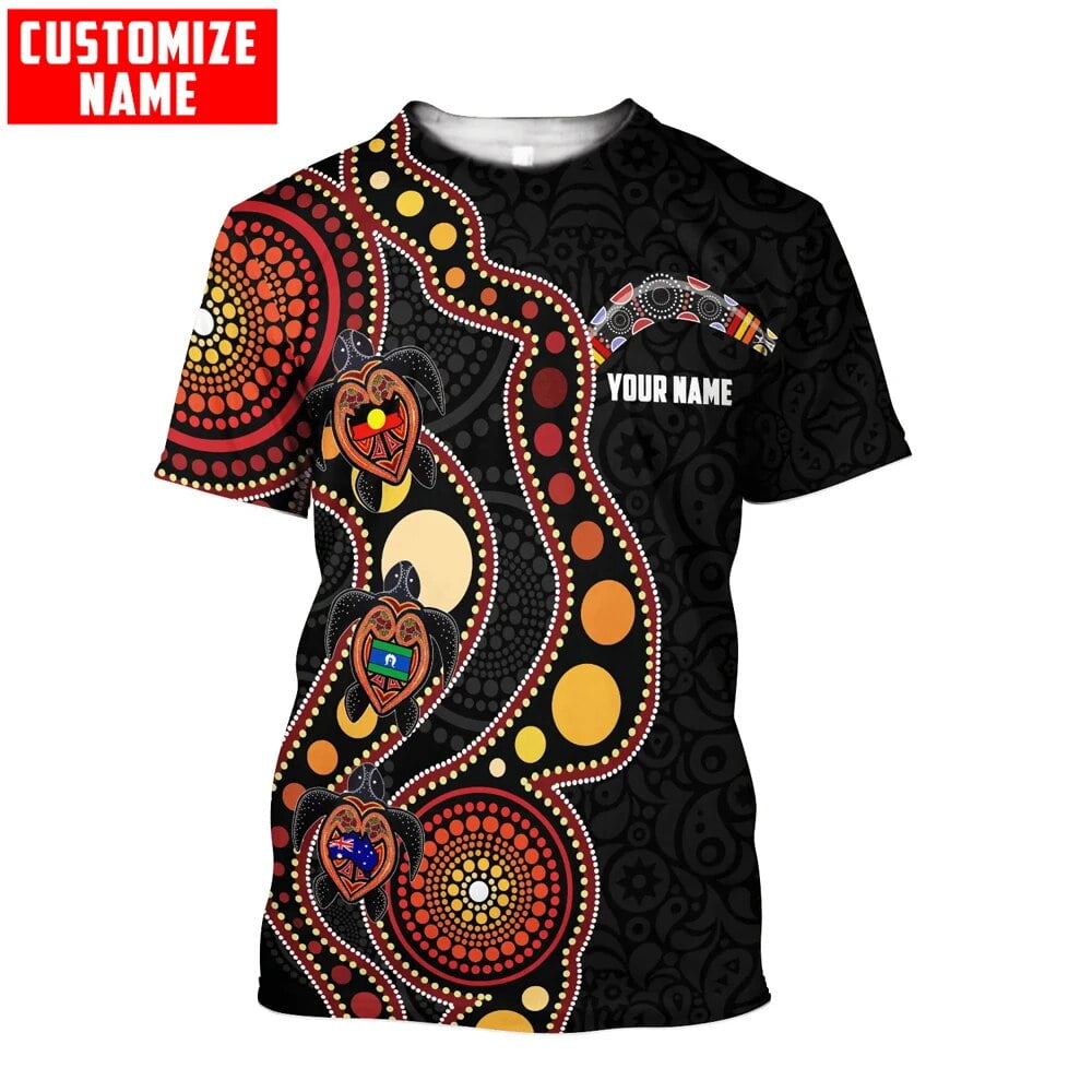Summer t shirt 3D Printed Personalized Aboriginal Man Playing The ...