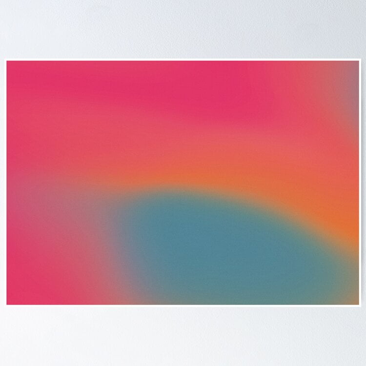 Summer vibes gradient UNFRAMED Poster, 12x18 - Walmart.com