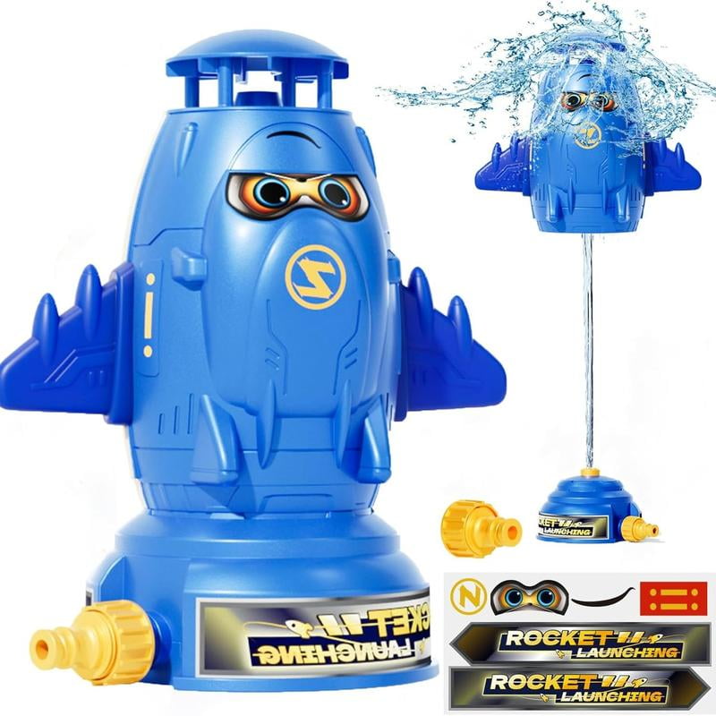 Summer water rocket Splash pad Watertoys for kids Rocket Sprinklers Toys Water Splash Rocket ...