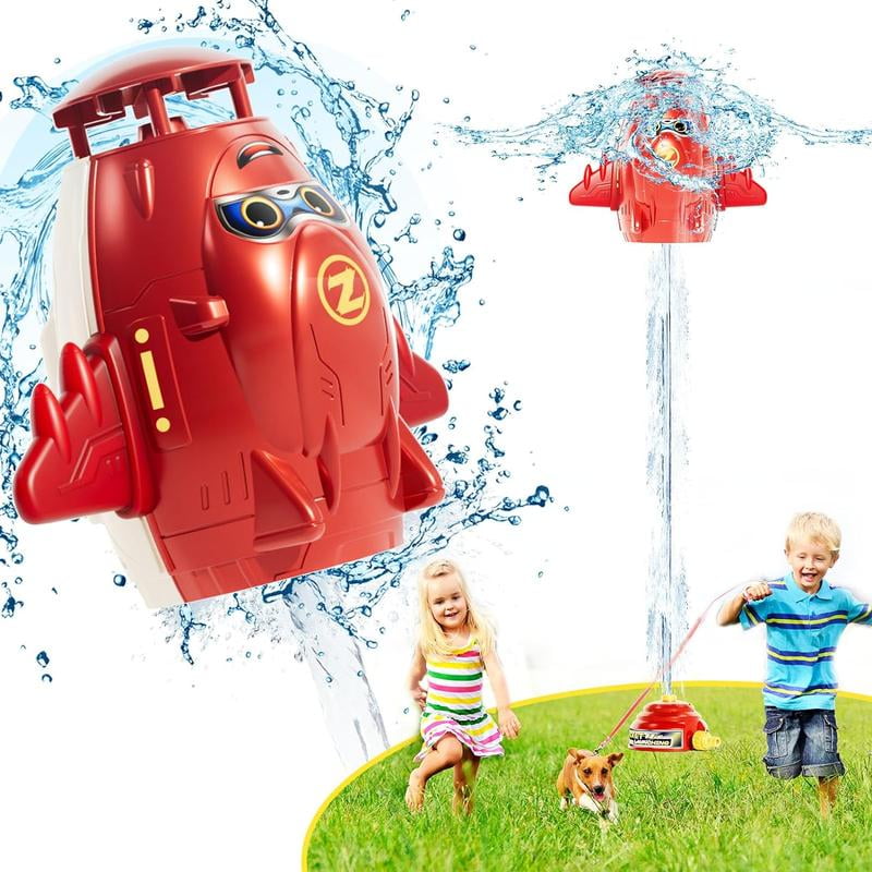 Summer water rocket Splash pad Watertoys for kids Rocket Sprinklers Toys Water Splash Rocket ...