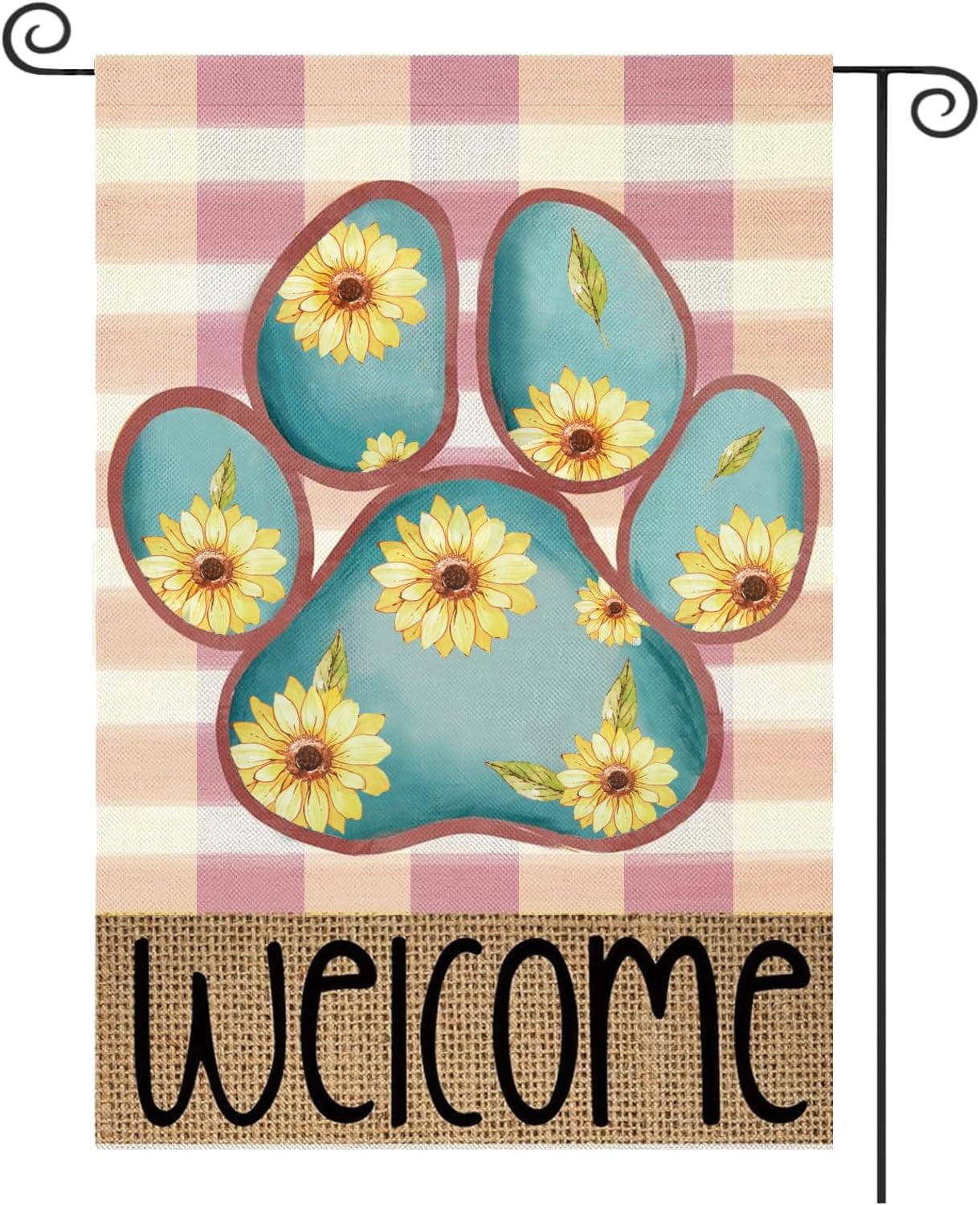Summer welcome garden flags, Sunflower Garden FlagDouble Sided for ...