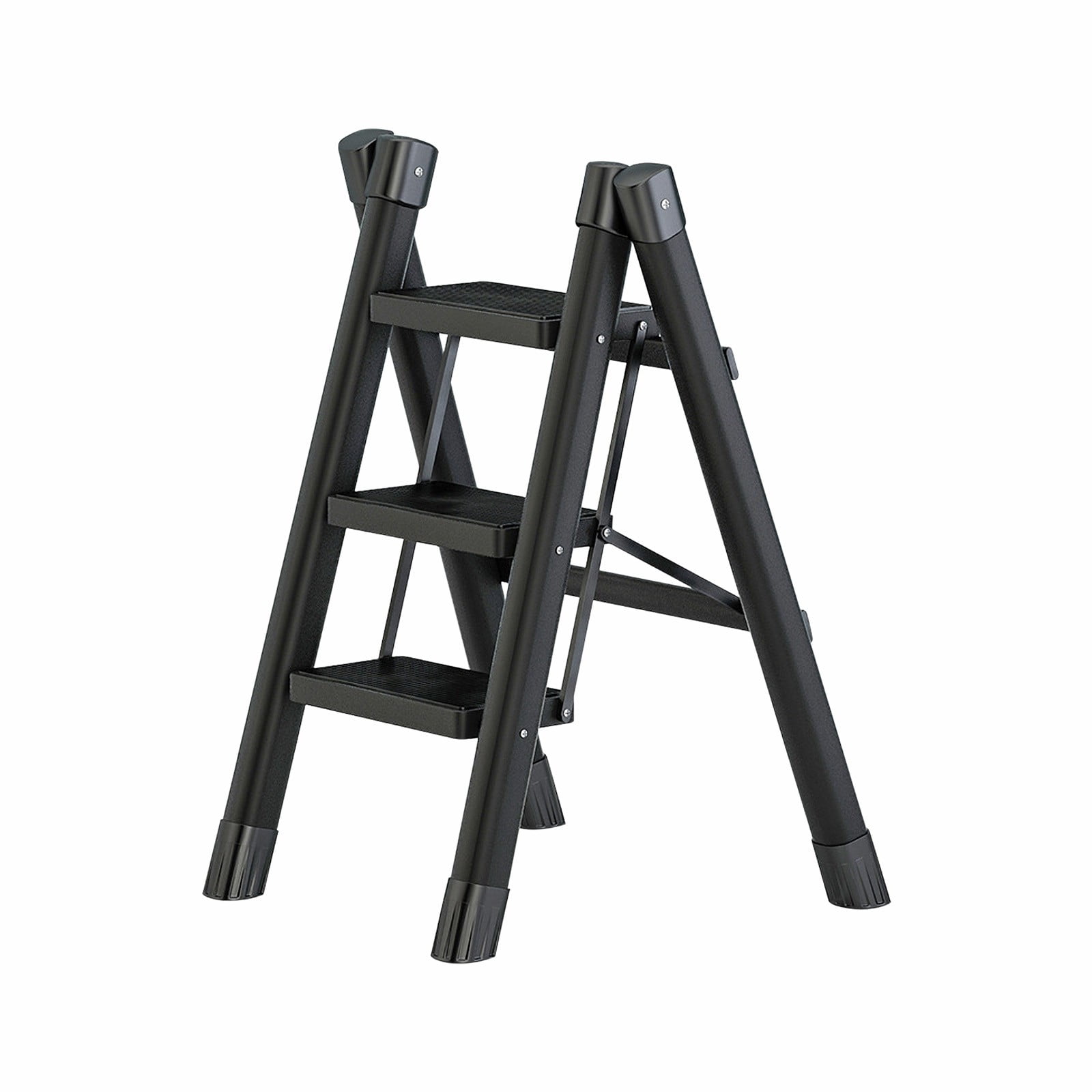 Summercome 3 Step Ladder, Foldable 2 Step Stool for Adults, 2 Step ...
