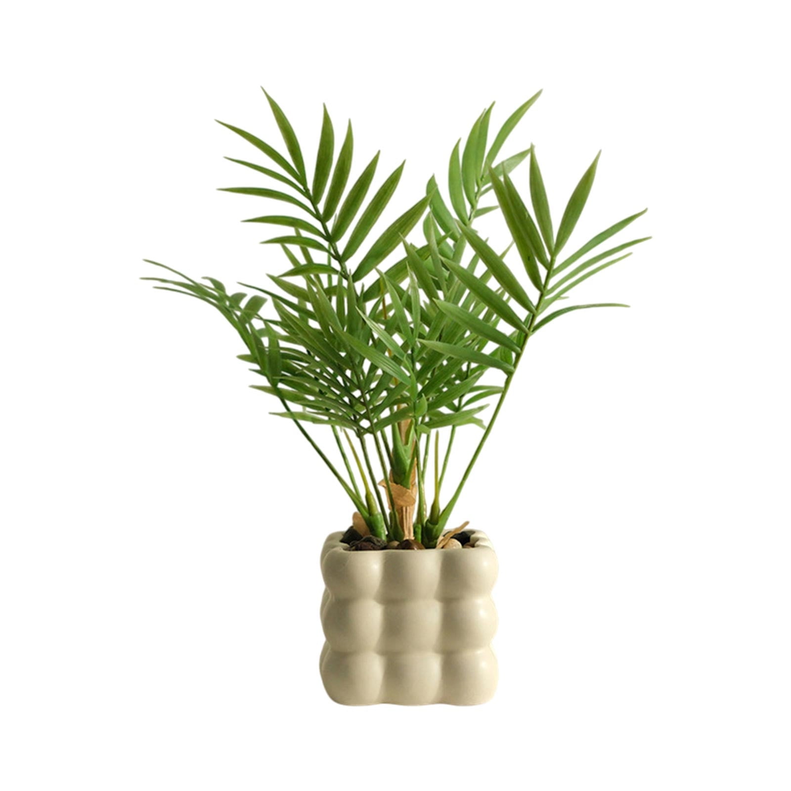 Summercome Fake Potted Plants, Ceramic Mini Artificial Greenery Potted ...