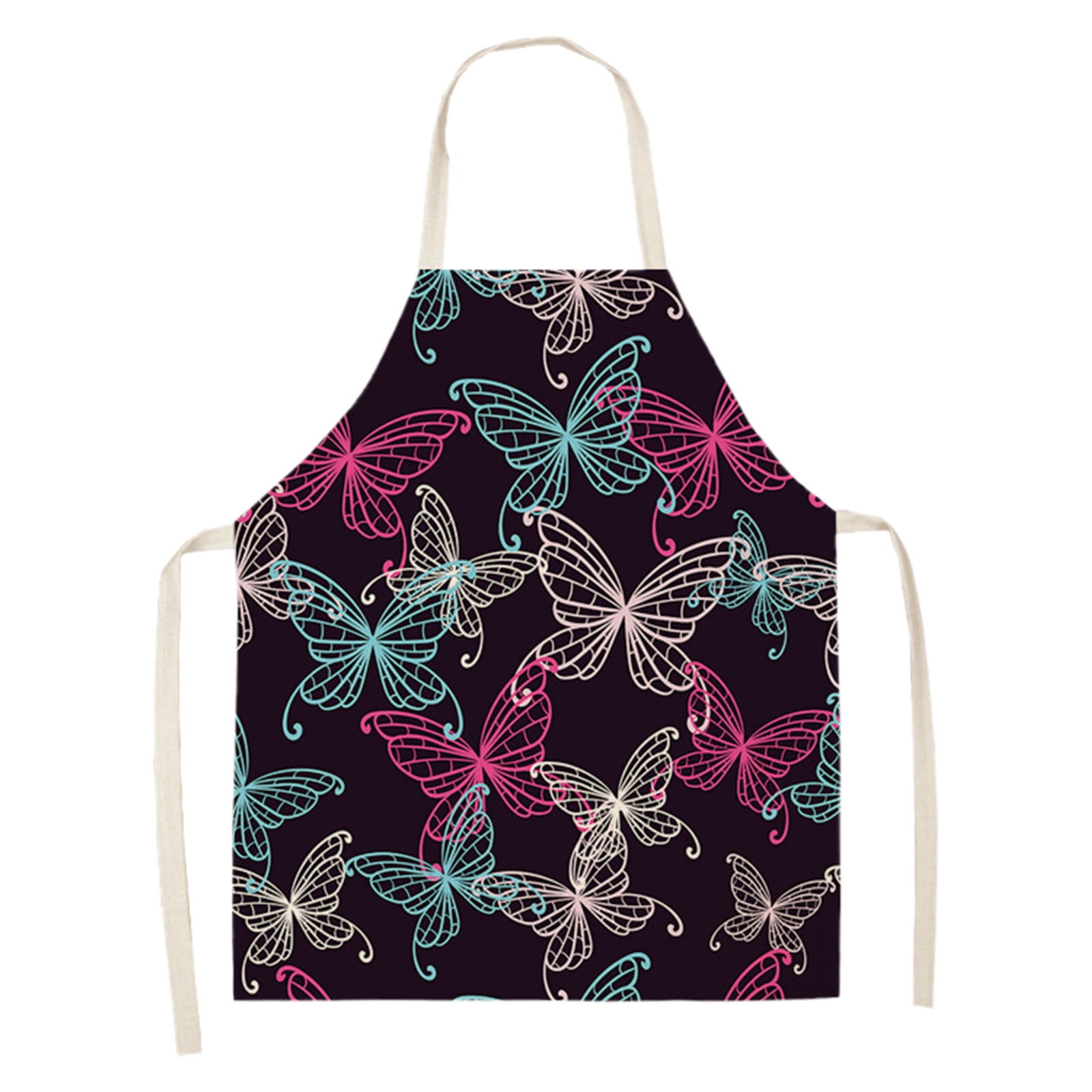 AYKHKYA Kitchen Cooking Apron, Adjustable Artist Painting Chef Apron ...