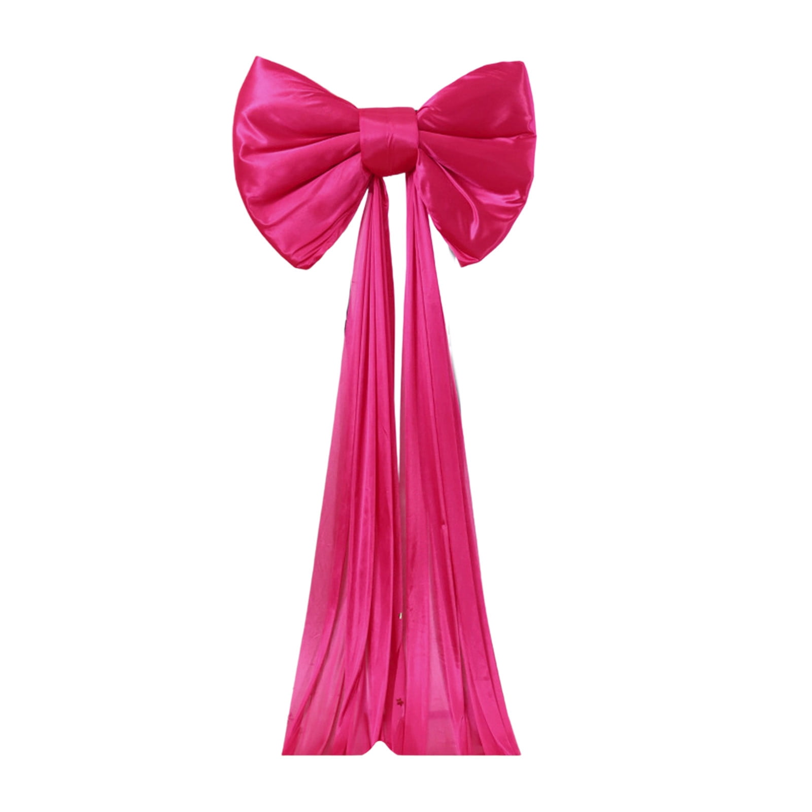 Summercome Large Hot Pink Bow for Decorations Big Pink Ribbon Bows ...