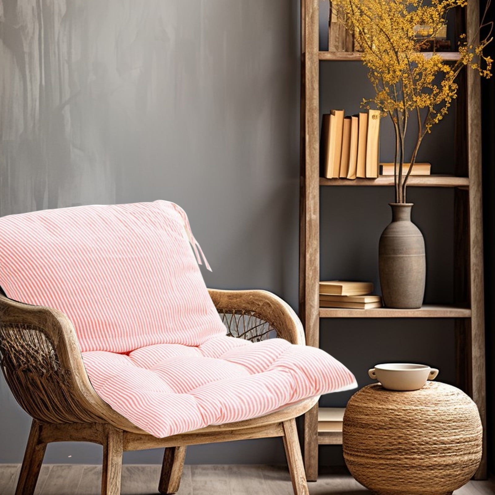 Summercome Rocking Chair Cushion, Indoor Outdoor Rocker Cushions Set ...