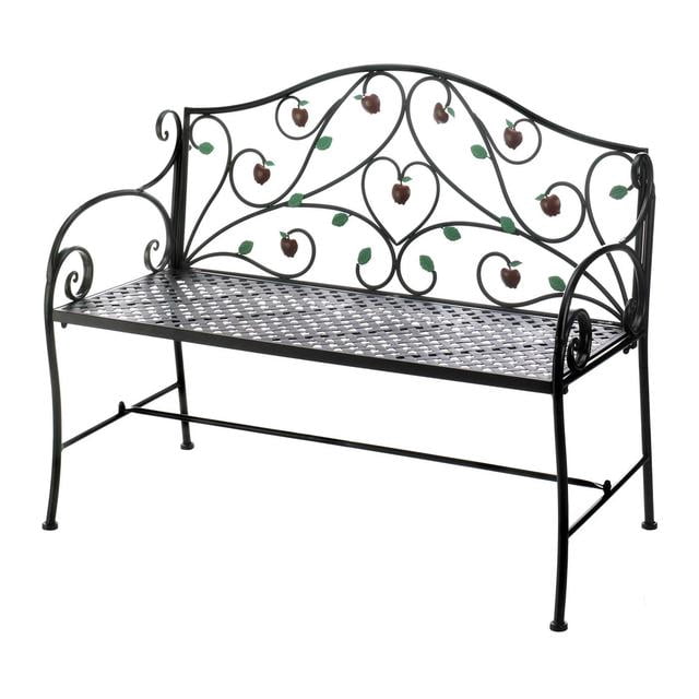 10018978 COUNTRY APPLE BENCH, IRON - Made in China - Walmart.com