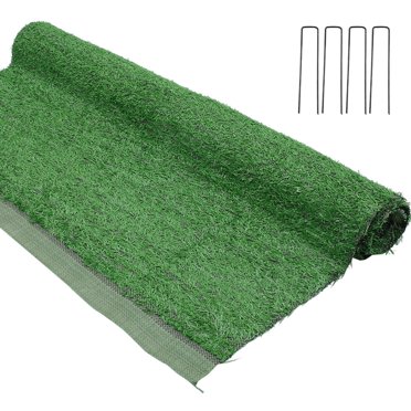 WANLINDZ Turf 5ft x 10ft (50 sq ft) w/Drainage Holes & Rubber Backing ...