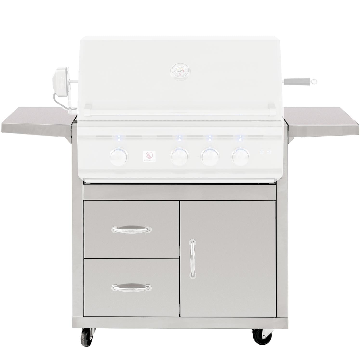 Summerset 32-Inch Deluxe Gas Grill Cart For TRL Gas Grills - CART-TRL32 ...