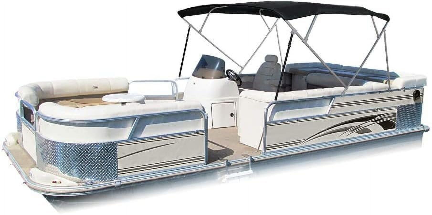 Summerset 600 Denier Bimini 4 Bow Pontoon Canvas Top Includes 1 ...
