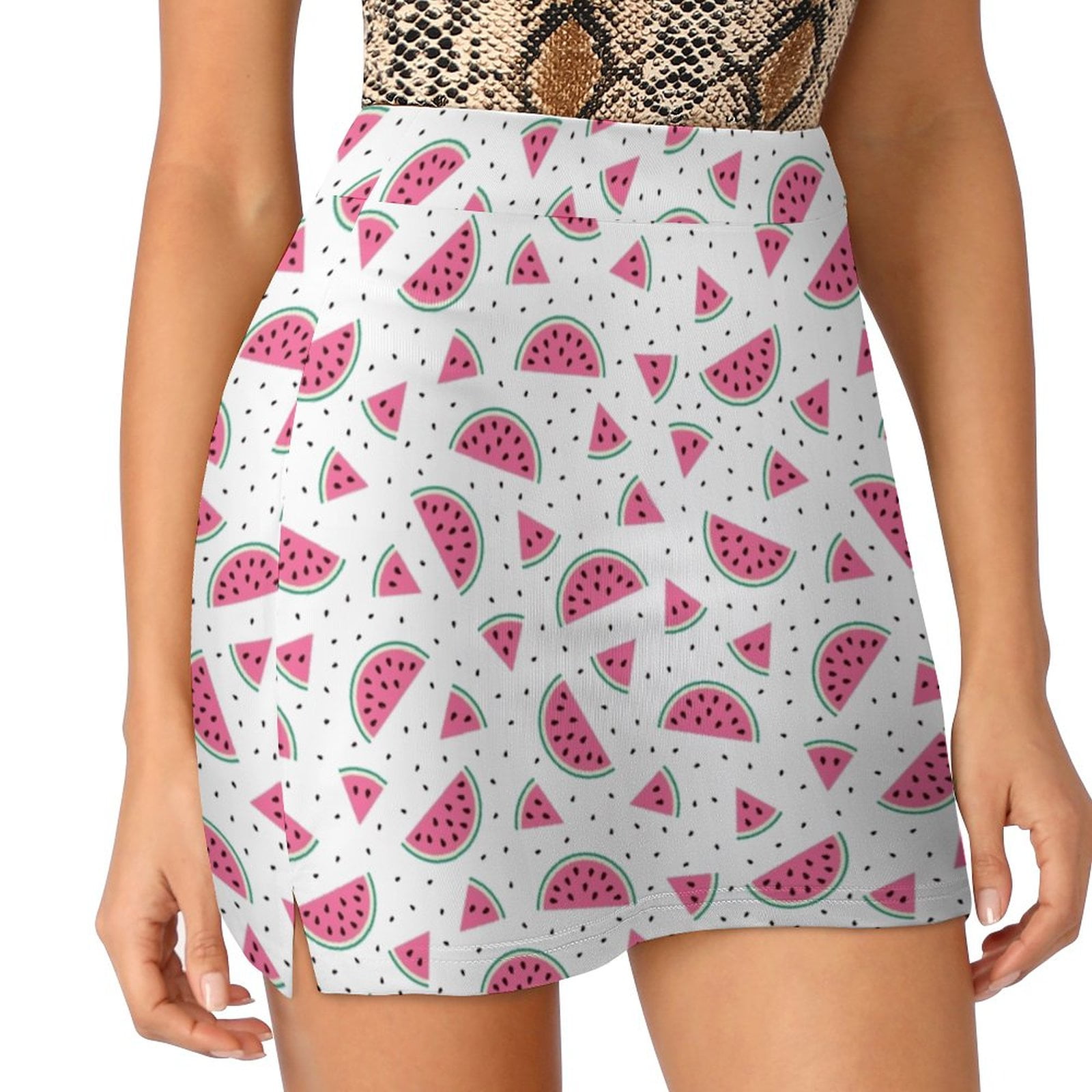 Summertime. Sweet Melon. Skirts Woman Fashion 2025 Pant Skirt Mini ...