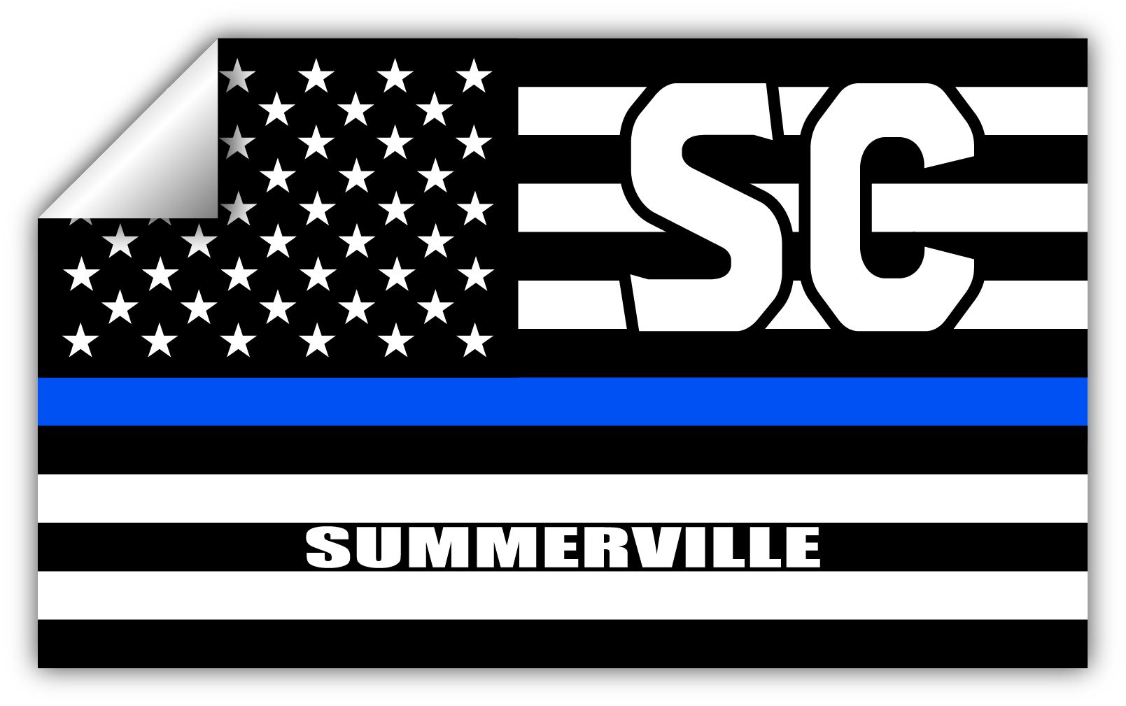 Summerville SC South Carolina Dorchester County Thin Blue Line Stealthy ...