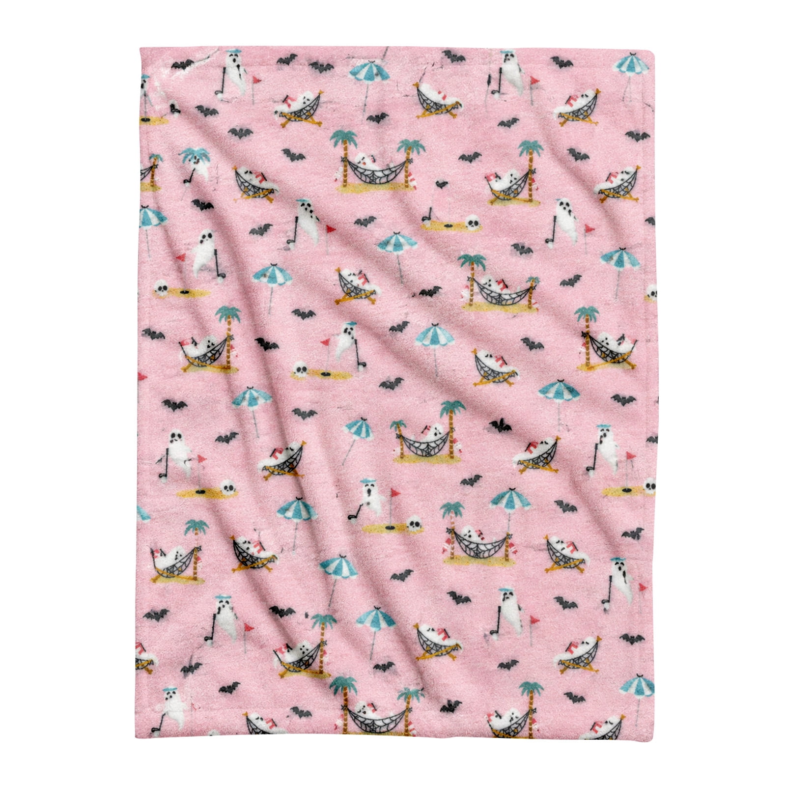 Summerween Oversize Super Soft Plush Throw Blanket – Halloween Bone ...