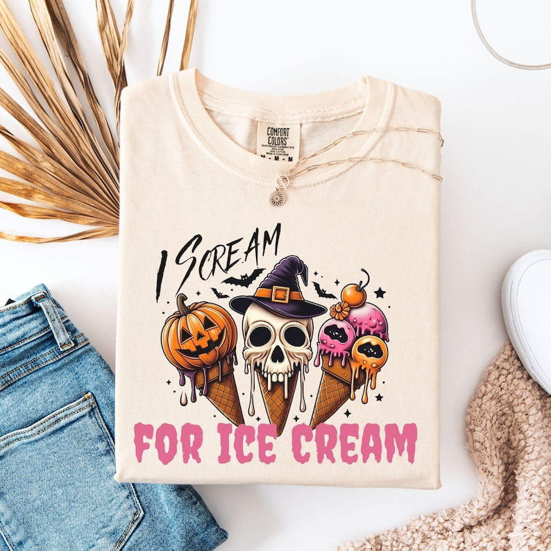 Summerween T-shirt, Summer Ghost T-shirt Spooky, Summer Halloween Cute ...